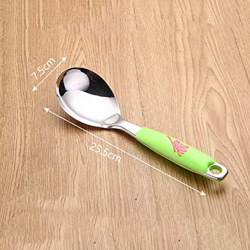 LMMDP 1 Set 6pc Sstainless Steel Cookware Shovel Spoon Non Stick Kitchenware Cooking Supplies Kitchen Utensil for Home