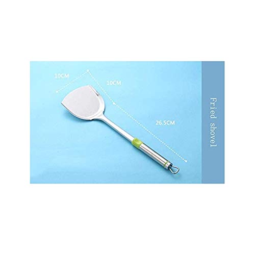 LMMDP Kitchen Suit Cooking Shovel a Soup Spoon Scoop Colander Full Set of Cooker Household Stainless Steel Kitchen Ware Seven