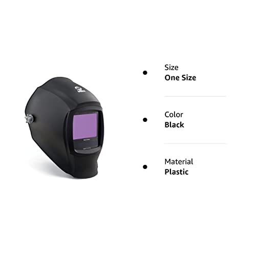 Miller 280045 Digital Infinity Welding Helmet (Black) - Auto-Darkening Welding Helmet with Clearlight 2.0 Technology - Welding Hood Protects Eyes, Neck, & Face - Welding Mask With 13.4 sq. in. View