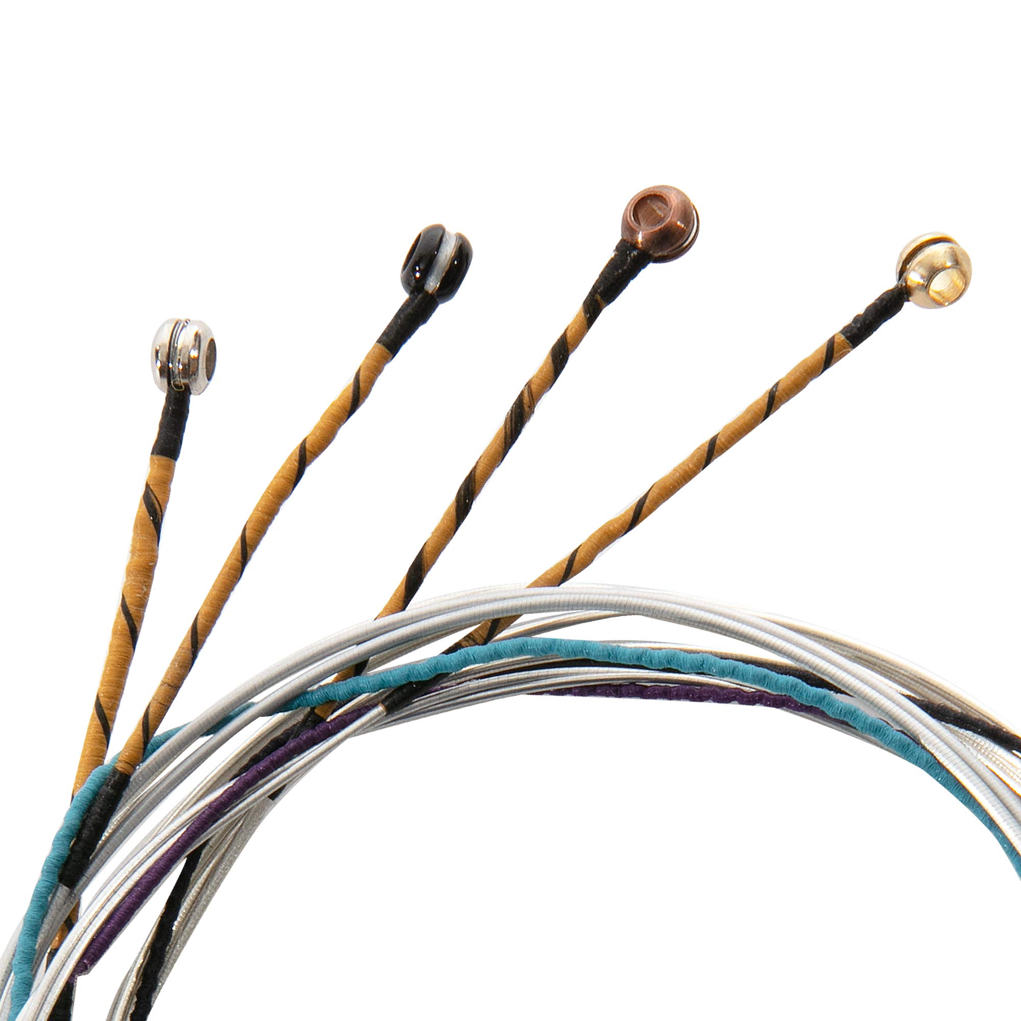 MI&VI PEAK Premium Viola Strings β Universal Full Set (A-D-G-C) for 12β Violas | Synthetic Core | Ball-Ends | Medium Gauge Tension - By MIVI Music
