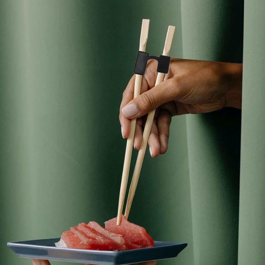 Reusable Chopsticks Helpers Non Slippery Training Chopsticks Hinges Connector Chopsticks Holder Clips for Adults Beginner Trainers Learner 10pcs Kids Chop Sticks