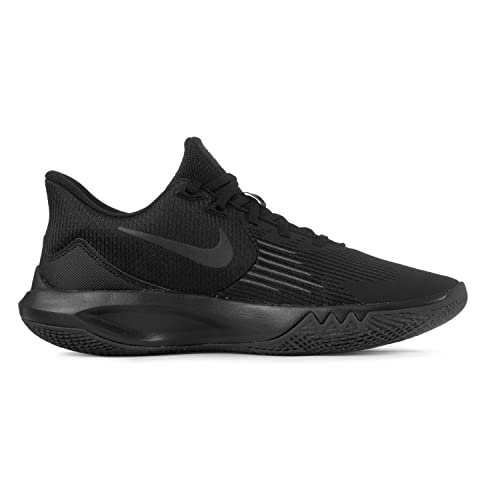 Nike mens Precision 5 Basketball CW3403-006 Shoes, Black/Black-anthracite, 11