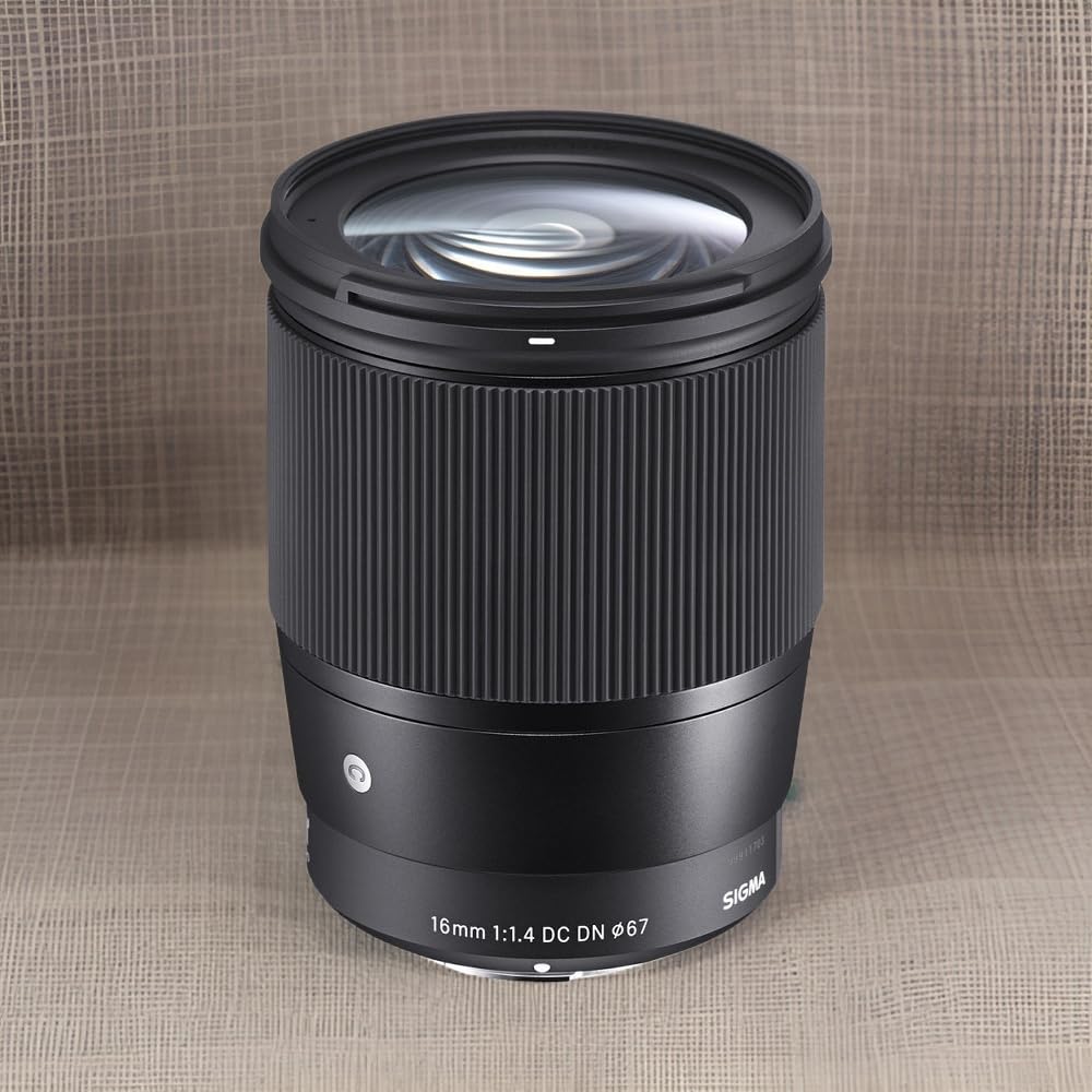 Sigma 16mm f/1.4 DC DN Contemporary Lens for Sony with 64GB Extreme PRO SD Card and Accessory Bundle