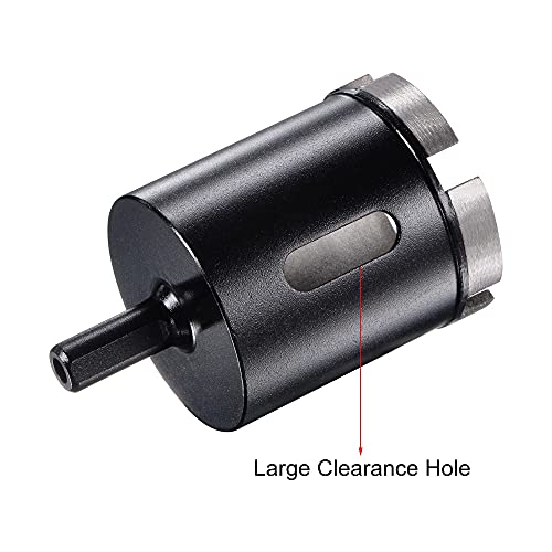 uxcell 50mm Diamond Core Drill Bits Dry or Wet Hole Saws for Hard Concrete Brick Block Masonry Stone Tile Glass