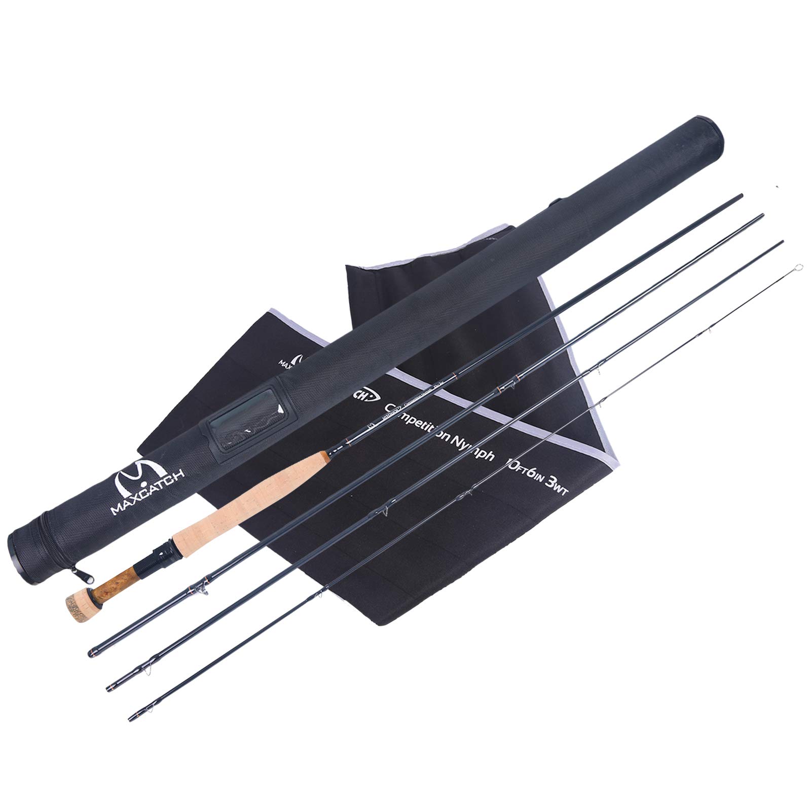 Maxcatch Competition InTouch Nymph Fly Rod for Euro nymphing Fly Fishing (10ft 2wt 4sec)