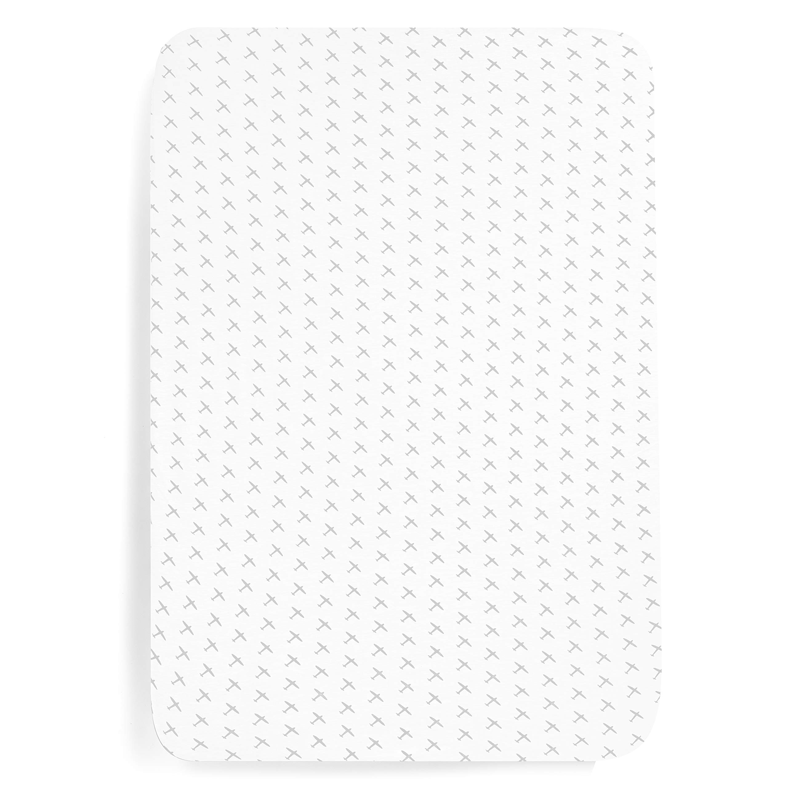 Pack n Play Sheets – Pack and Play Sheets 4 Pack – 100% Super Soft Jersey Knit Cotton Playard Mattress Sheets – Portable Playpen Sheet – Fitted Play Yard Mini Crib Sheets for Boy & Girl (24 x 38 x 5)