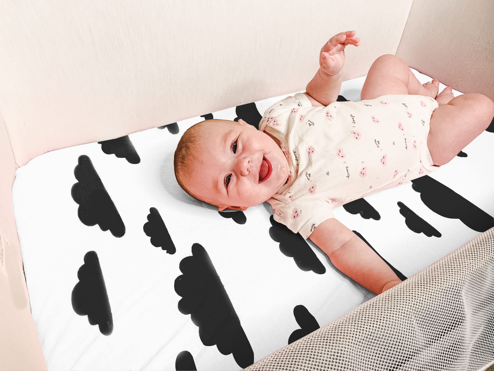 Pack n Play Sheets – Premium Pack and Play Sheets 4 Pack – 100% Super Soft Jersey Knit Cotton Playard Mattress Portable Playpen Sheet – Fitted Play Yard Mini Crib Sheets for Boy & Girl (24 x 38 x 5)
