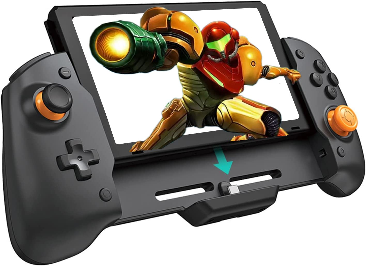 Wireless Controller for Nintendo Switch Joypad Controller Replacement for Nintendo Switch Grip with 6-Axis Gyro, Dual Motor Vibration, Compatible with All Games of Switch,Switch Controller for Handheld Mode(Not for Switch OLED)