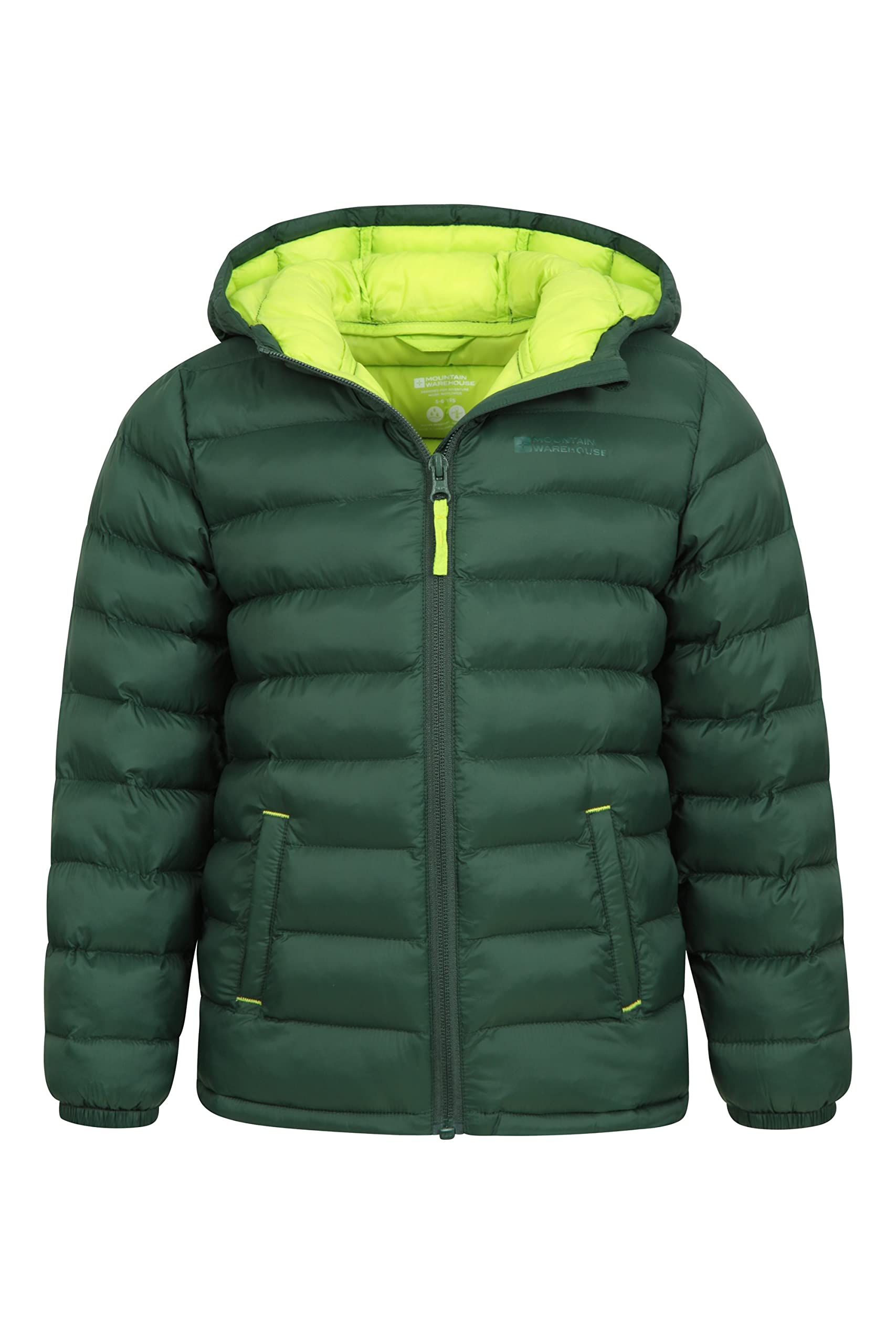 Mountain Warehouse Seasons Kids Padded Puffer Jacket - Boys & Girls Khaki 9-10 Years