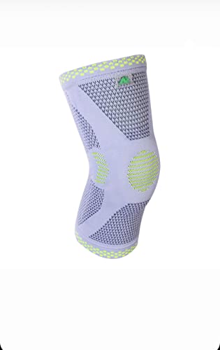 Sport Knee Wrap Support for Pain Injuries with Gel Pad for Men & Women (Green, Small)