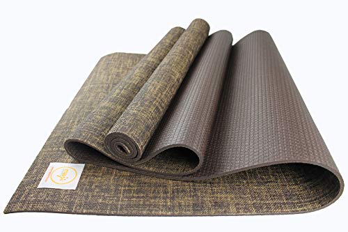 Maji Sports Jute Yoga Mat, Orange, 24 x 72 x 5mm