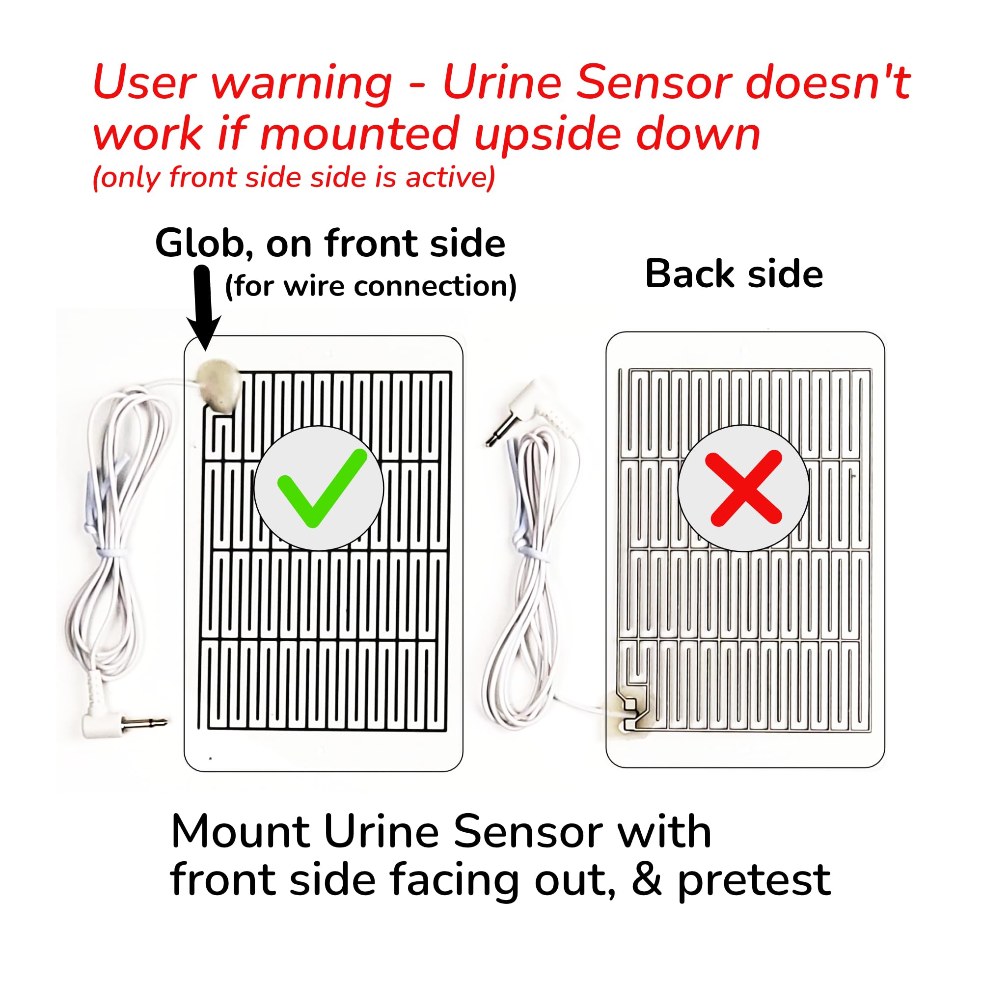 SPRAYALERT Pet Urine & Moisture Alarm for Dogs and Cats - Detect Pet Peeing Realtime - Training Tool for Dogs - Protect Furniture - with Standard Sensor (4.4 in x 2.8 in)