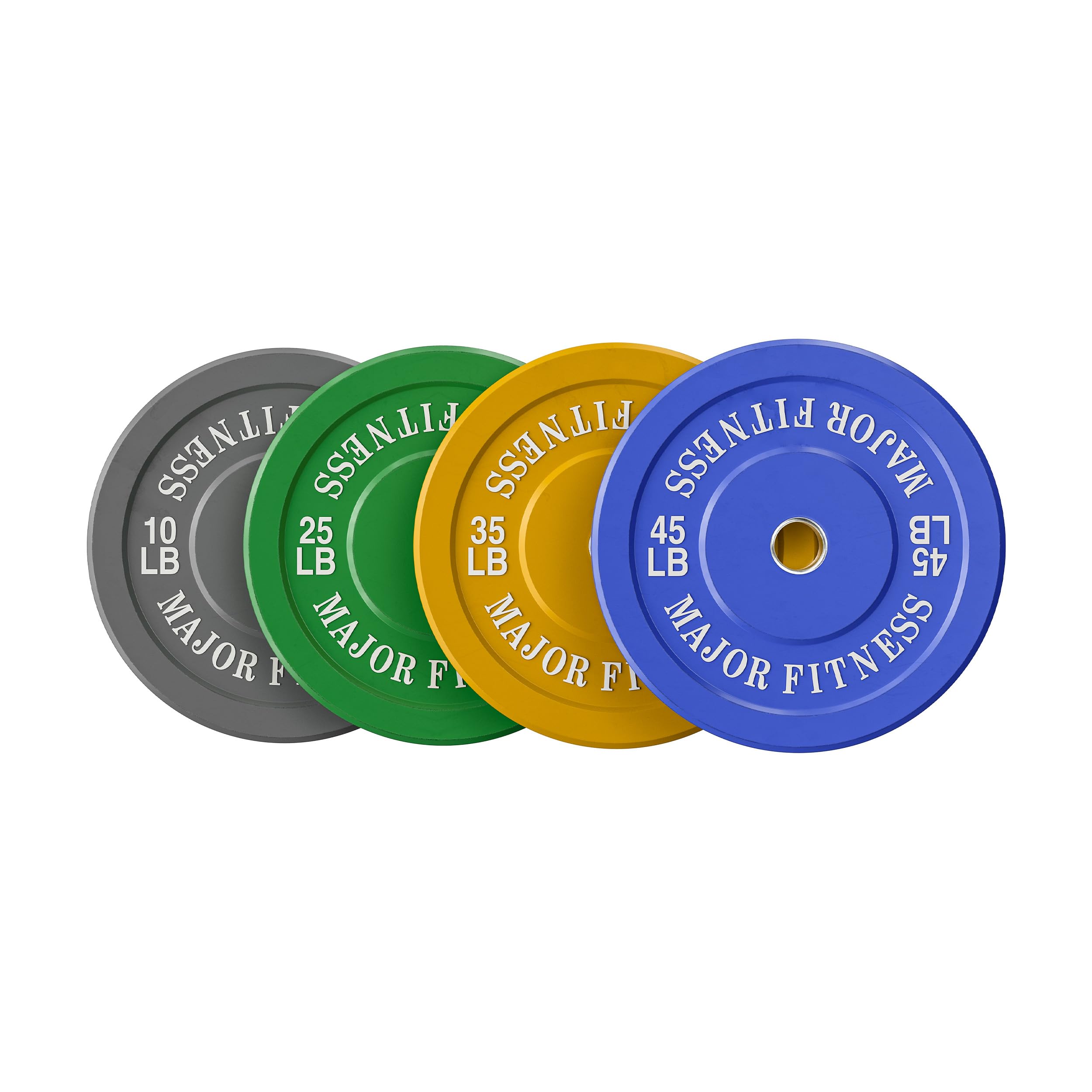 MAJOR LUTIE Olympic Weight Plates for Weight Lifting and Strength Training, 230LB Adjustable Dumbbell, Standard Barbell (4 Pairs)