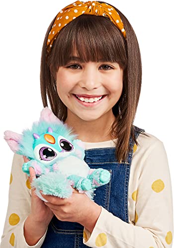 Magic Mixies Magical Misting Cauldron with Interactive 8 inch Blue Plush Toy and 50+ Sounds and Reactions, Multicolor