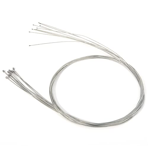 Road Bike Shifting Cable 10 Pcs 2m Derailleur Cables Bicycle Derailleur Cable Galvanized Steel