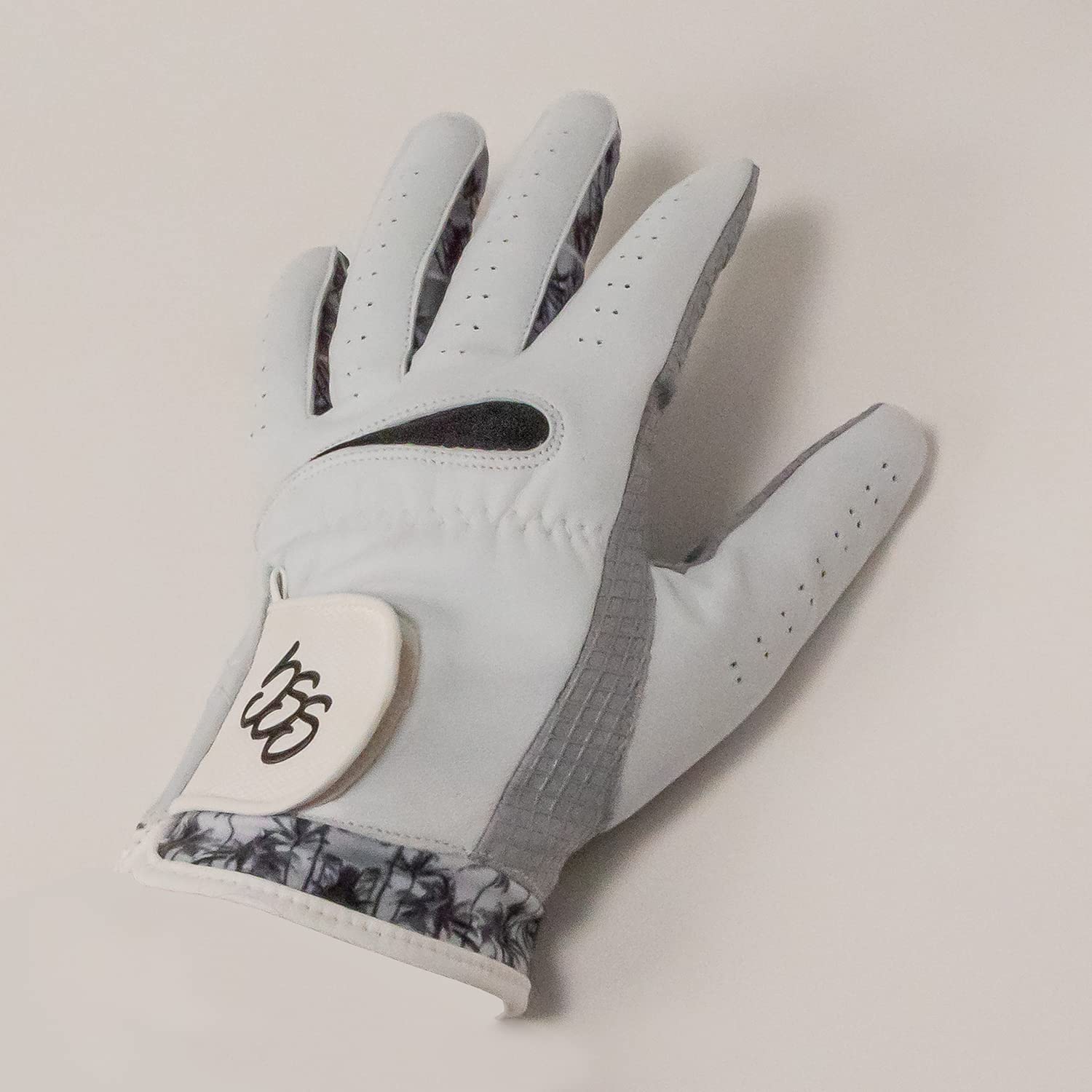 Simple Swing Golf Glove – Cabretta Leather W/ Silicone Gel Grip Extra Stability and 2X Durability Prevents Tears Slips from Sweaty Hands, Men’s Left Hand & Right (Medium, Left), White, Black, Grey
