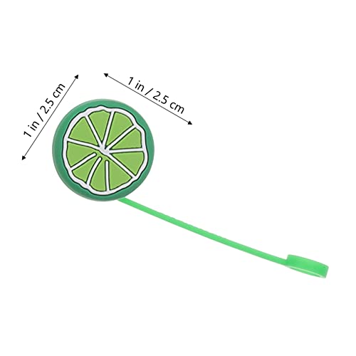 TENDYCOCO 10pcs Fruit Straw Cap Straw Accessories Juice Hat Cute Straw Cover Straw Covers Cute Straw Caps Kids Straw Topper Straw Decorative Cap Straw Tips Cap Pvc Automatic Child Fruit Tray