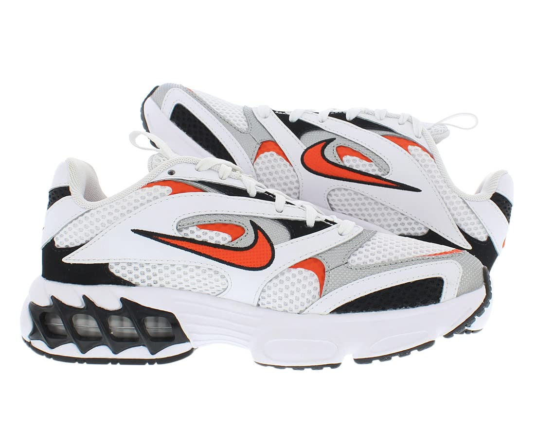 Nike Zoom Air Fire Womens Shoes Size 10, Color: White/Black/Orange-CW3876105