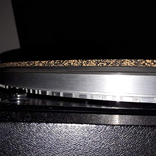 sdroceRyaM Cork and Rubber Turntable Mat, Anti-Static Slipmat for Vinyl LP Vinyl Record Players, Improves Sound Quality and Reduces Noise, 3mm
