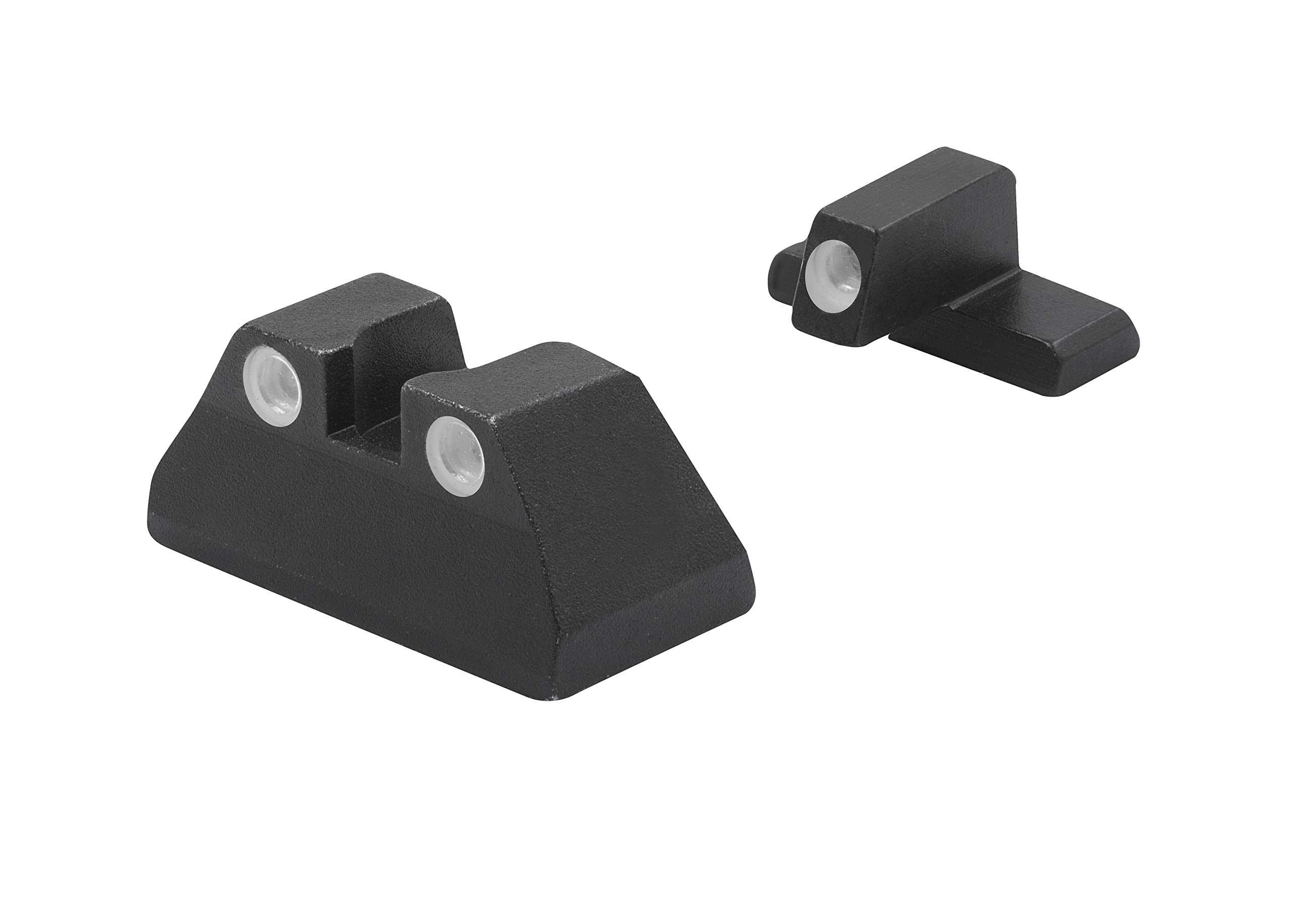 Mepro Tru-Dot tritium Night Sights Compatible with H&K USP Full Size Tactical Expert Model Yellow Orange dots Glow on Sight self Illuminated Meprolight Fixed Metal Sights