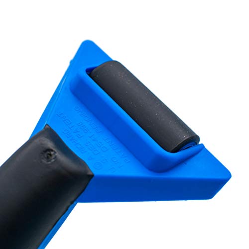 ROMAN’s Wallpaper and Paste Removal Kit - Concentrate (32 oz), Perforating Scoring Tool, and Angled Scraper for Home Improvement - Yields 5 Gallons of Remover (1500 sq. ft Coverage)