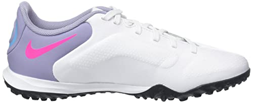 Nike Unisex Low-Top Sneakers, White, Black, balt Blue, Pink Explosion, 9.5 US Women