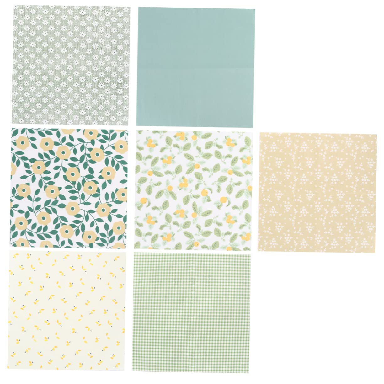 MAGICLULU 7pcs Patchwork Group Full Cotton Sheets Cotton Bed Blanket Quilting Fabric Fat Quarters Fabric Bundles Fabric Bundle Sewing Precut Fabric Squares Quilting Cloth Patchwork Cloth Box