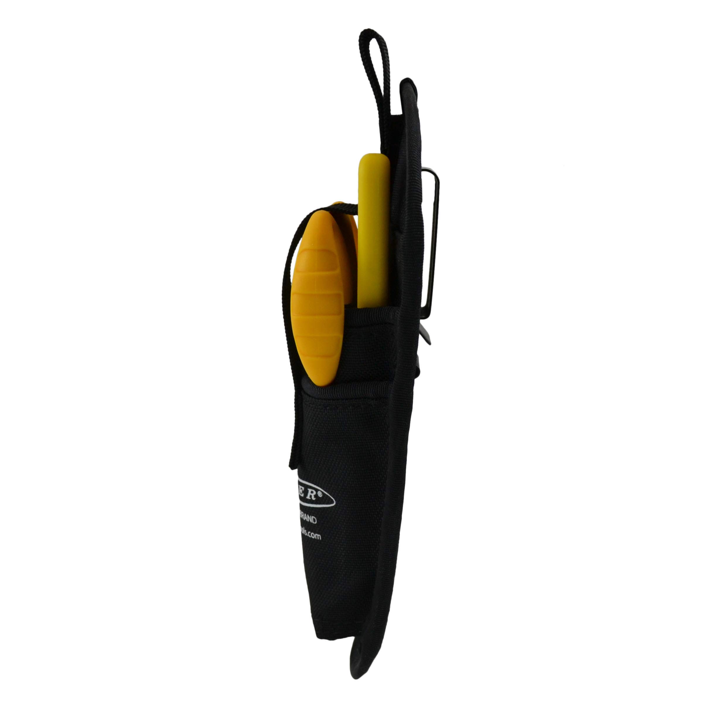 Miller MA01-7001 Kit, CFS-3 3-Hole Fiber Optic Cable Stripping Tool and KS-1 Kevlar Scissors, Easily Portable Tool Set with Belt Clip Pouch for Professional Electricians, Technicians, and Installers