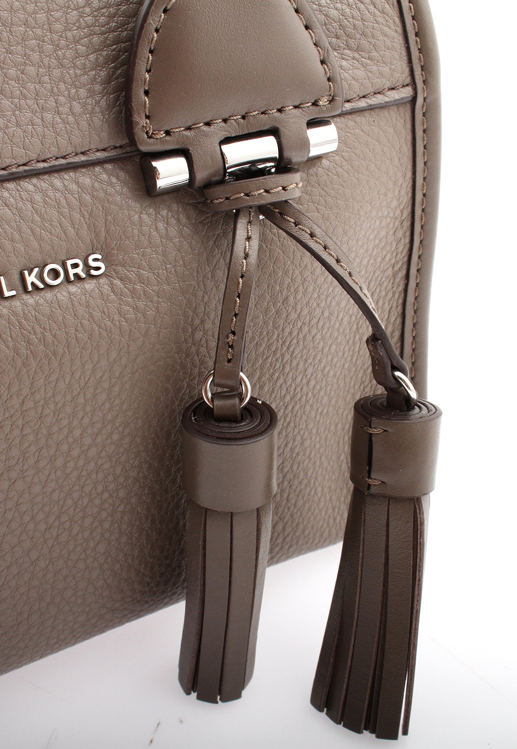 Michael Kors Geneva Large Leather Satchel, 30F6STXS1L (Cinder)