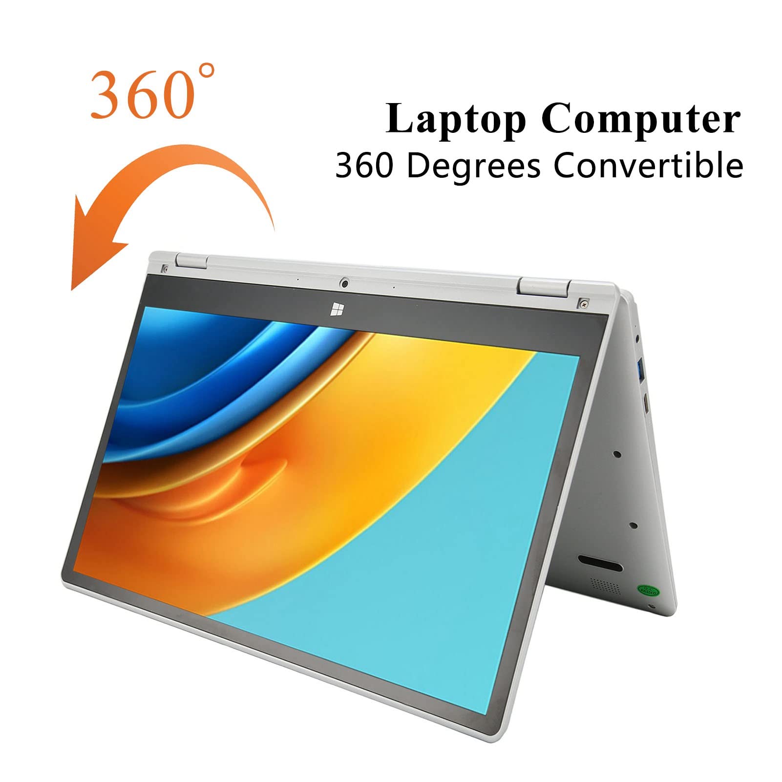 Pomya 2 in 1 Laptop Touchscreen Windows11, 13.3in Notebook 3K Touch Screen 2880x1920 Resolution with Magnetic Keyboard for Windows11 for Business, Study and Entertainment