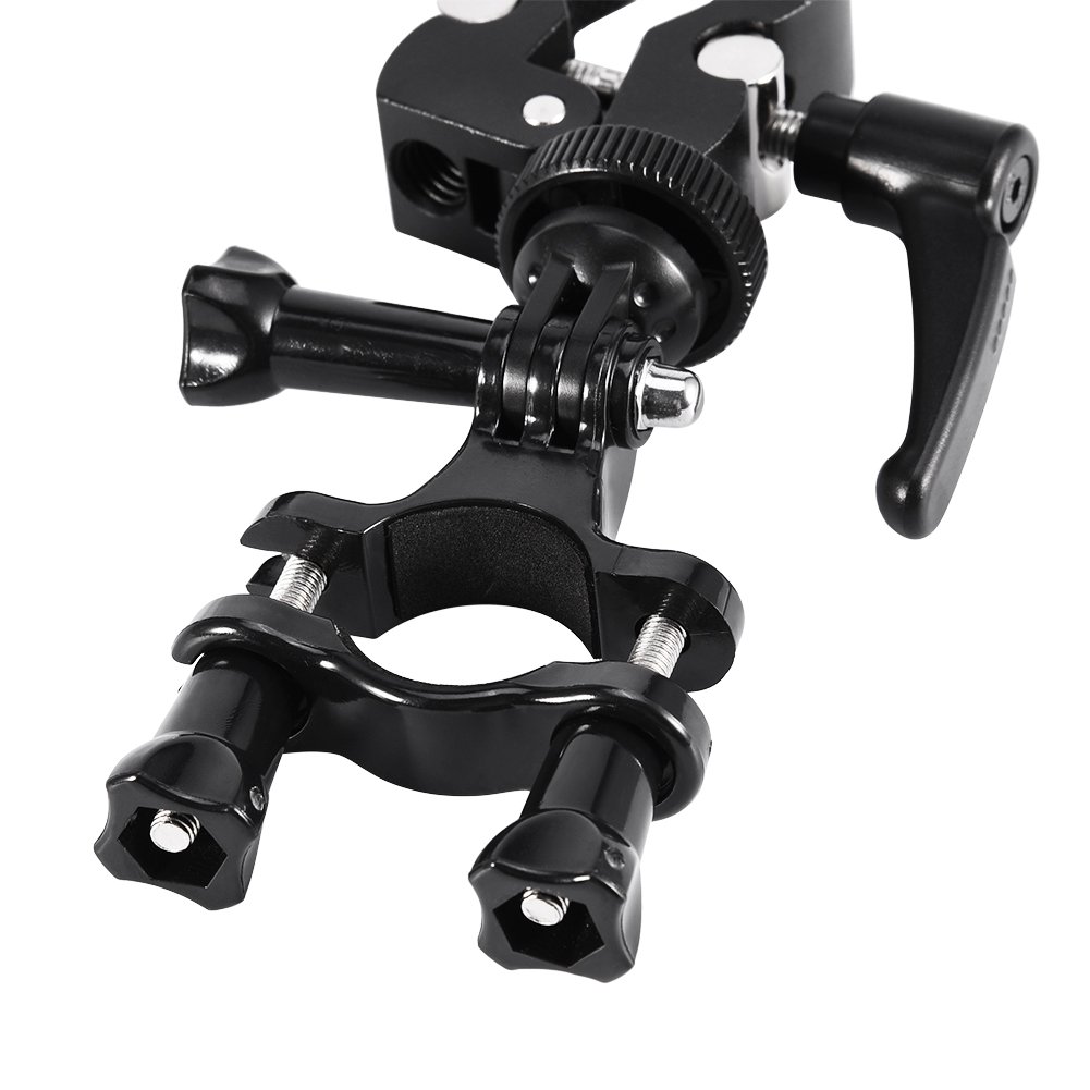 Pomya Camera Gimbal Holder for Bike, Outdoor Bicycle Action Camera Gimbal Stabilizer Mount Holder for Cycling Bikes Motorbikes