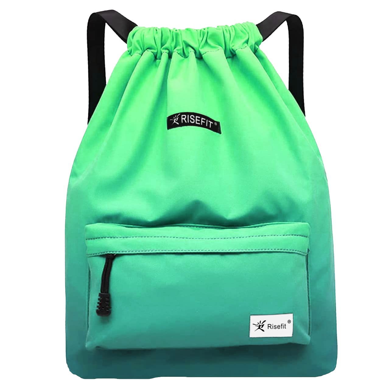 Risefit Waterproof Drawstring Bag, Gym Bag Sackpack Sports Backpack for Men Women