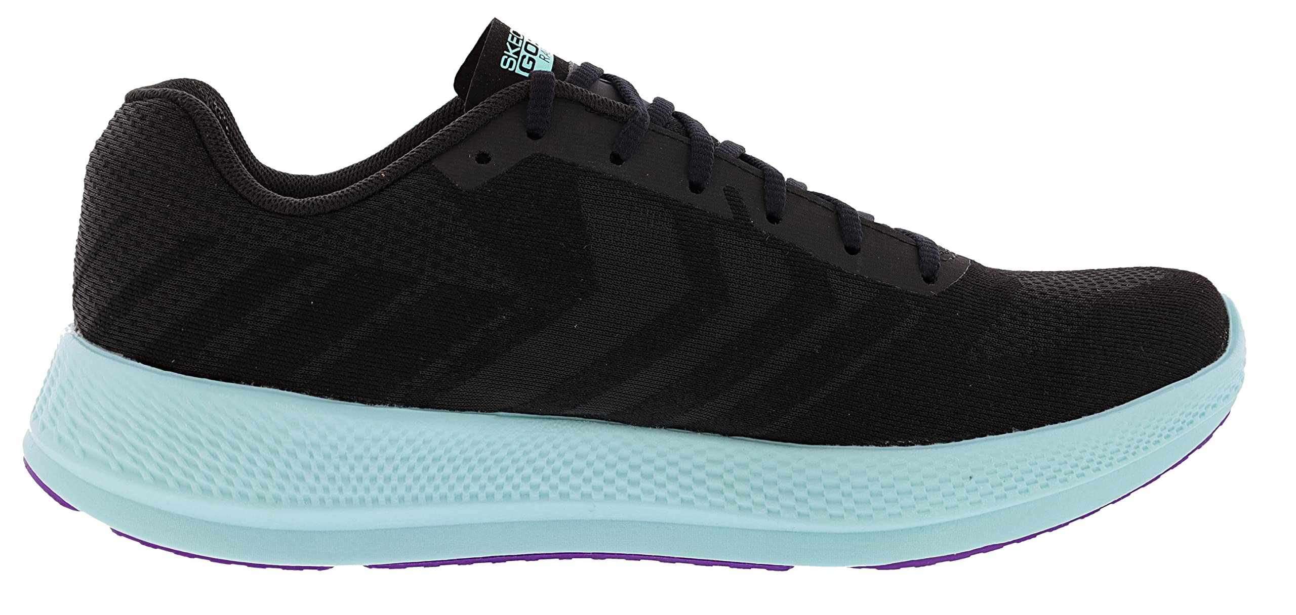 Skechers Go Run Razor 3+ Black/Blue 8 B (M)