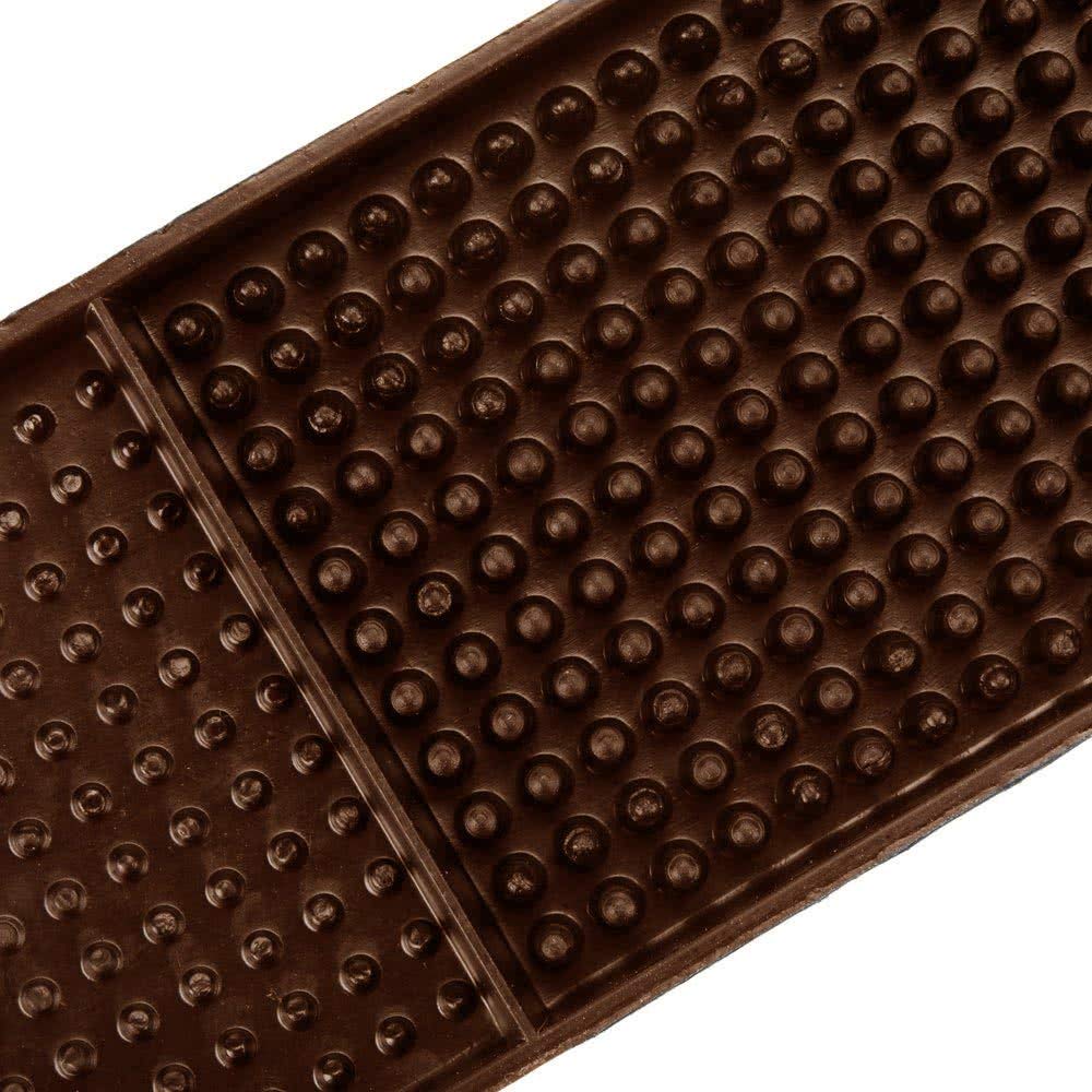 Tezzorio 27 x 3 1/4 Inch Brown Rubber Bar Mat, Non-Slip Spill-Stop Rubber Bar Service Spill Mats Bar Top Spill Mat Drinks Mixing Pad for Bars, Mat for Kitchen Counter or Sink