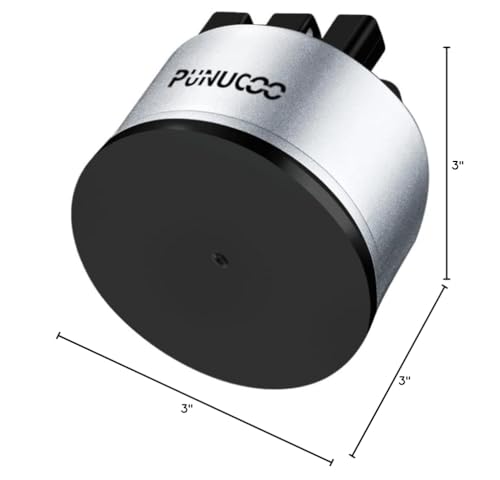 Punucoo Knife Sharpeners, 2-Stage Pocket Knife Sharpener, Suction Cup Knife Sharpener Hands-Free, 10s Quick Sharpening Knife & Scissors Sharpener Silver