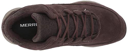 Merrell womens Addison Mid Leather Waterproof Q2 Hiking Boot, Espresso, 6.5 US
