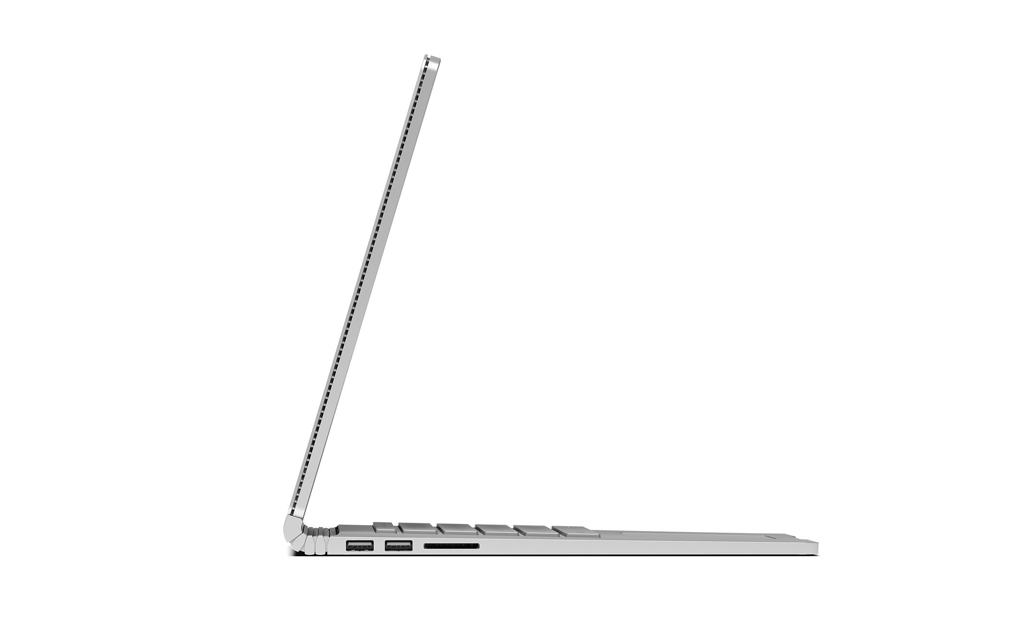 Microsoft Surface Book Silver - 512GB, 13.5, Windows 10 Pro, Intel Core i7, 16GB RAM - Renewed