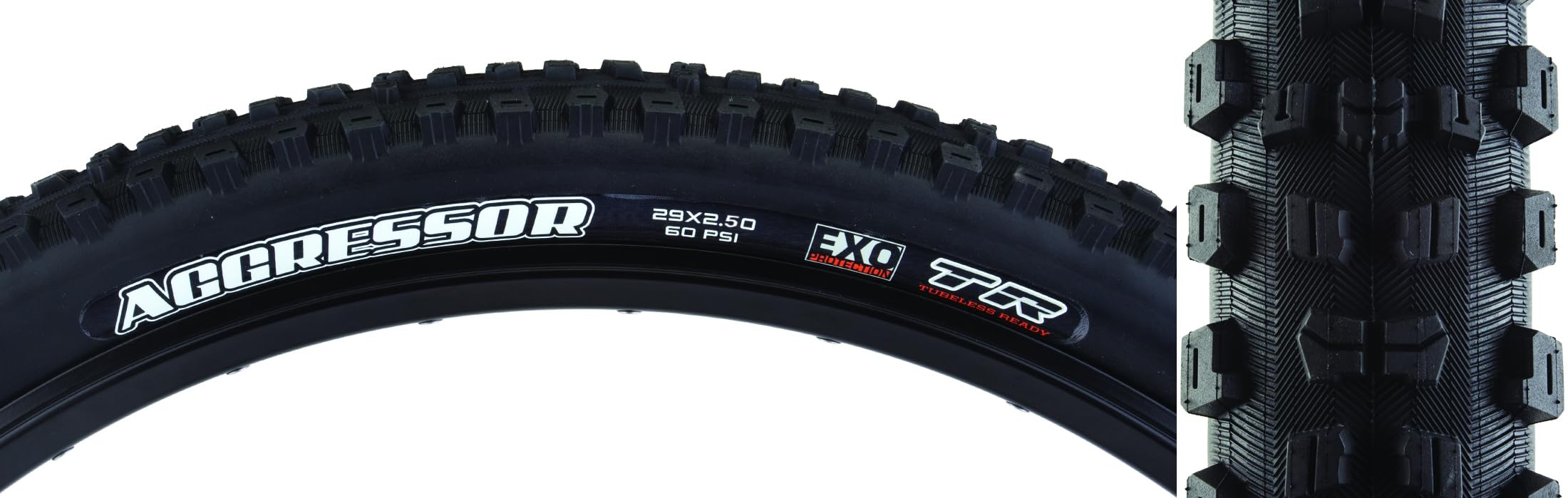 MAXXIS Aggressor EXO/TR Tire (Black, 29''x2.50 (2 Pack))