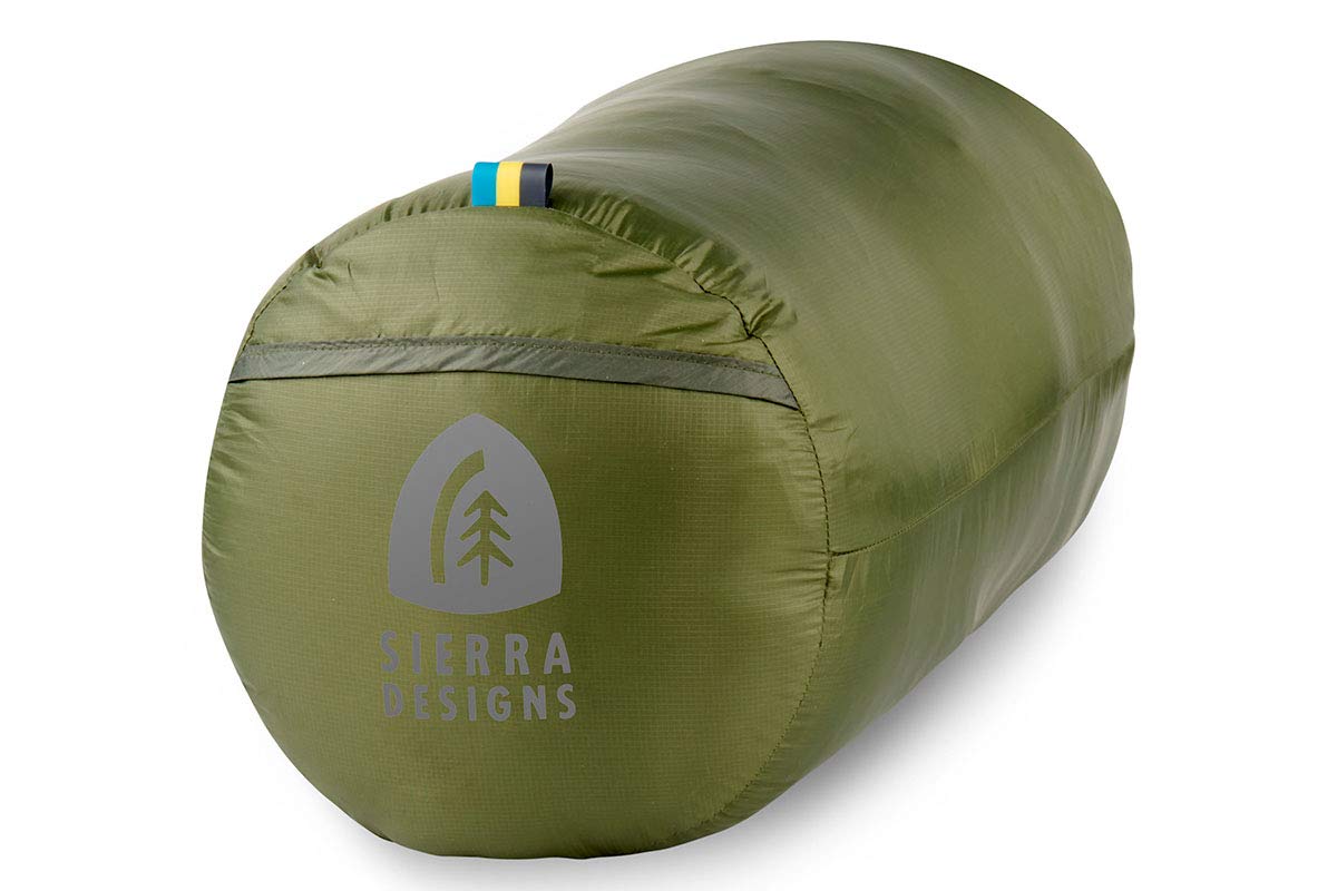 Sierra Designs Get Down 20 Degree Sleeping Bags - 550 Fill Power DriDown (PFC Free), Mummy Style Camping & Backpacking Sleeping Bags for Men & Women, Stuff Sack Included (Regular)