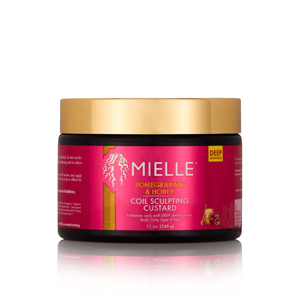 Mielle/Pomegranate & Honey/Sulfate-Free Shampoo/Conditioner/Leave-in Conditioner/Curl Smoothie/Curl Refreshing Spray/Twisting Souffle/Curl Sculpting Custard/Edge Gel/GIFT Set 8PCS