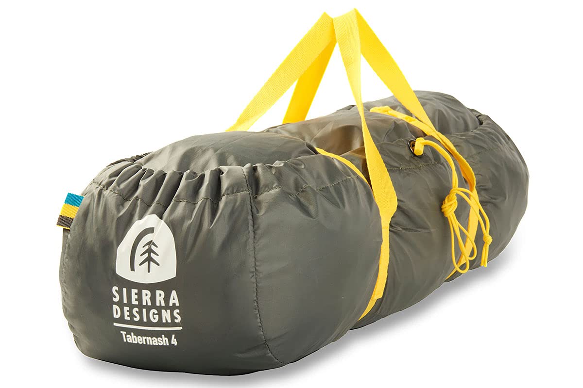 Sierra Designs Tabernash 2/4/6 Person Tent for Camping - Easy Setup β Includes a Waterproof Removable Rain Fly, Ready for Any Conditions - Included Burrito Bag for Quick and Easy Storage