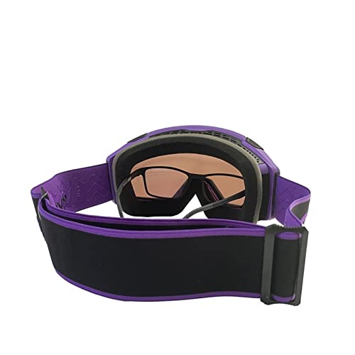 SRISKA Magnetic Ski Goggles Replacement Lens Double-Layer Anti-Fog Cross-Country Ski Goggles UV400 Vacuum Coating