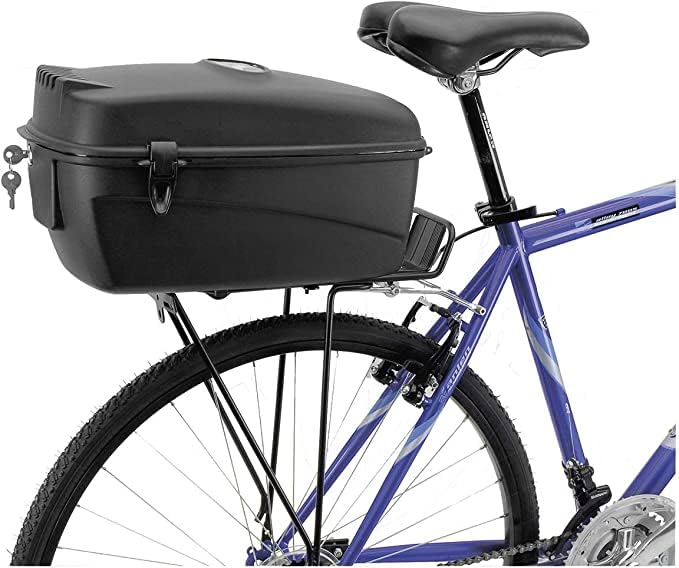 M-Wave Amsterdam Hard Box, 16.54 x 10.24 x 8.27 inches, Black