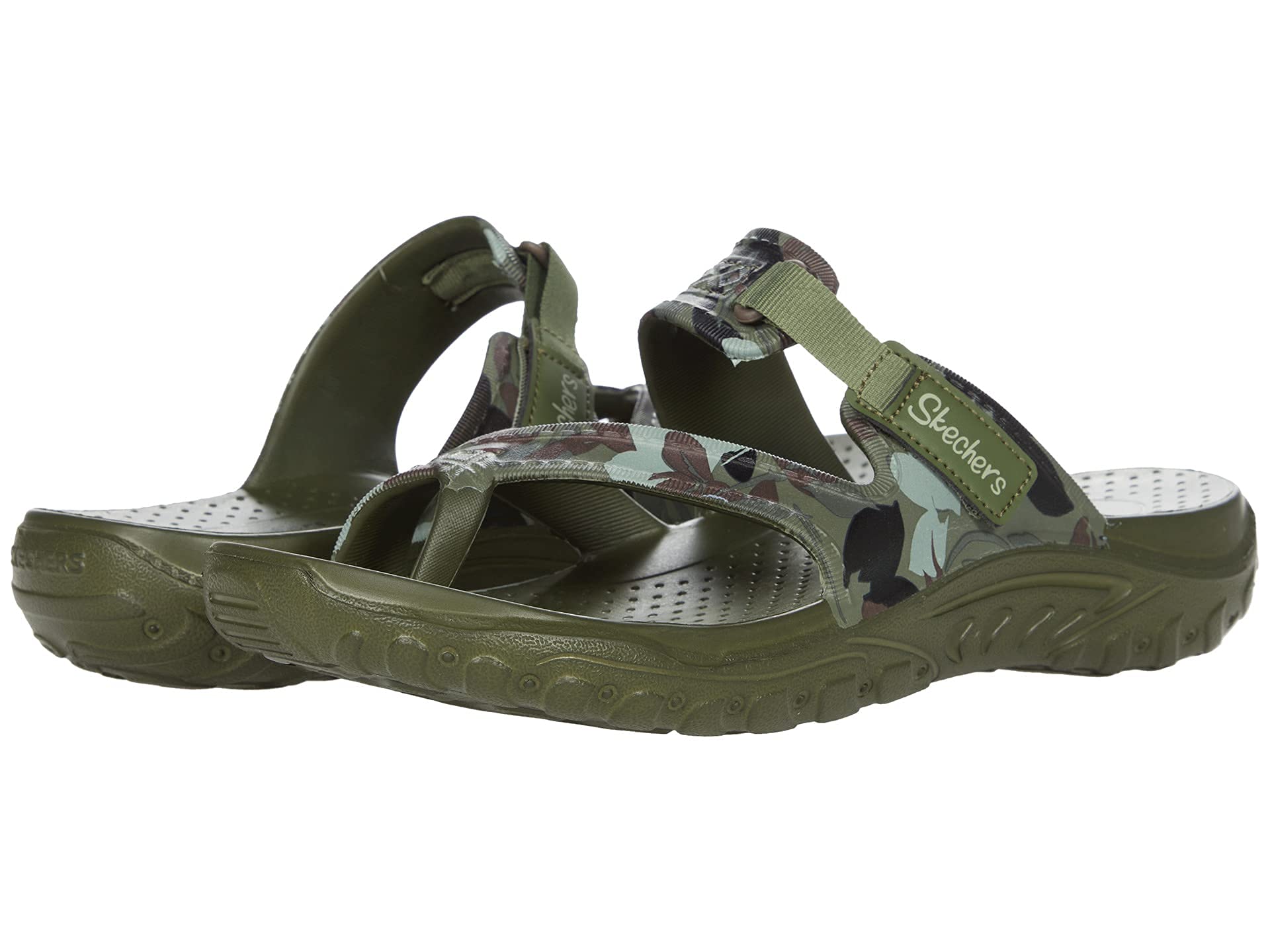 Skechers Women's FOAMIES Reggae - Rainforest, Olive, 10