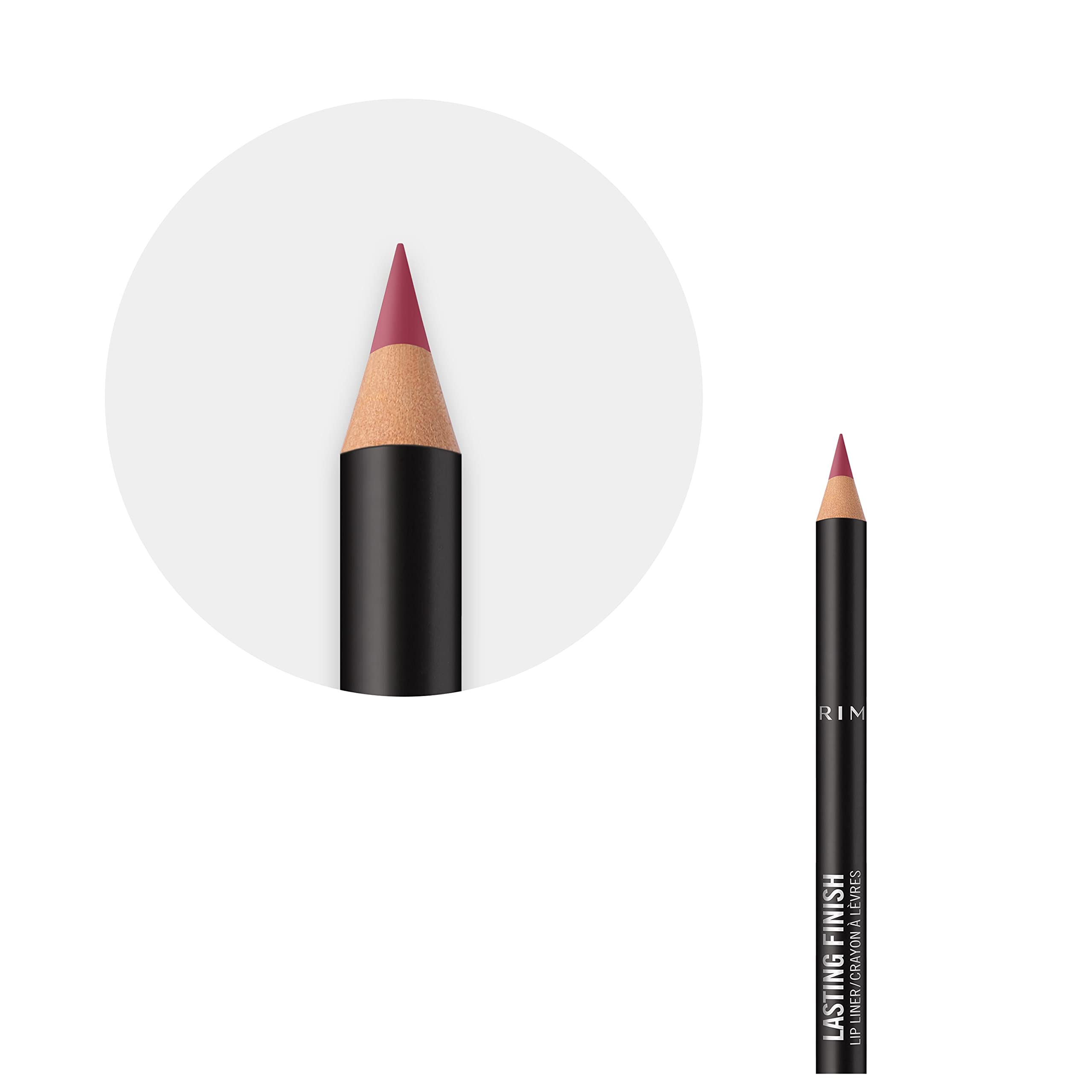 Rimmel Lasting Finish 8HR Lip Liner, 215 Ms.Mauve, Pack of 2