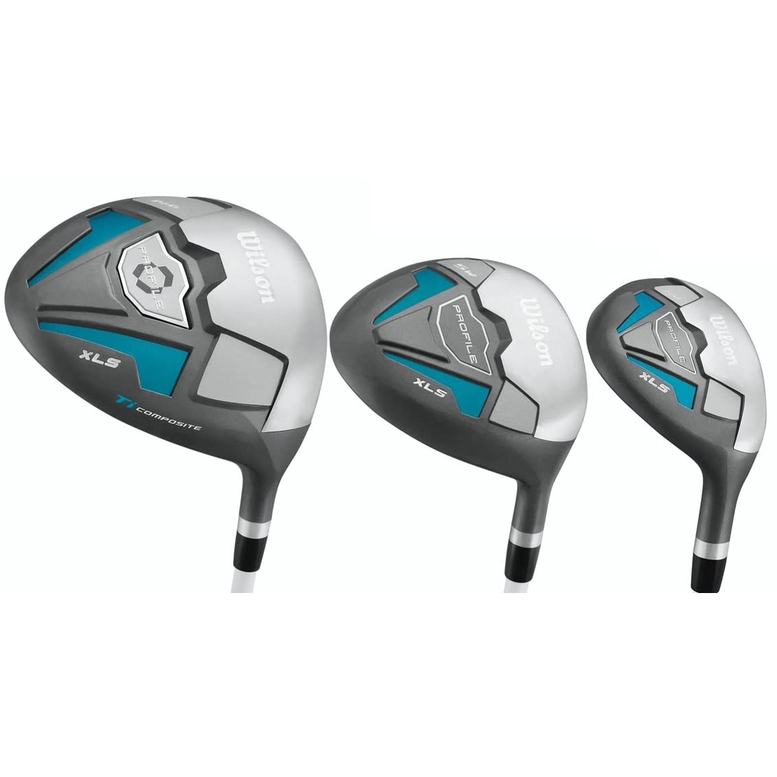 Wilson Women's Profile XLS 3 Piece Woods Set Driver Fairway Hybrid Right Handed