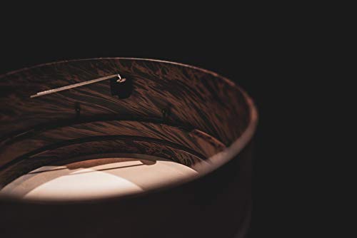 Meinl Percussion 14" Frame Drum, Extra Deep Shell Irish Bodhran-NOT MADE in CHINA-Goat Skin Head, Brown Burl, 2-YEAR WARRANTY, FD14IBO