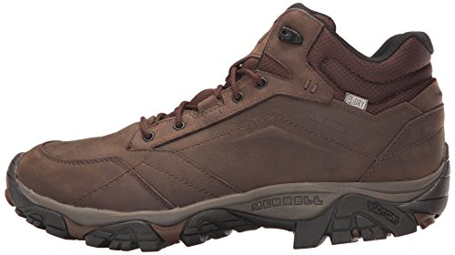 Merrell mens Moab Adventure Mid Wp Hiking Boot, Brown Dark Earth, 10.5 US