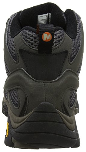 Merrell Men's Moab 2 MID GTX High Rise Hiking Boots, Black/Black, 11