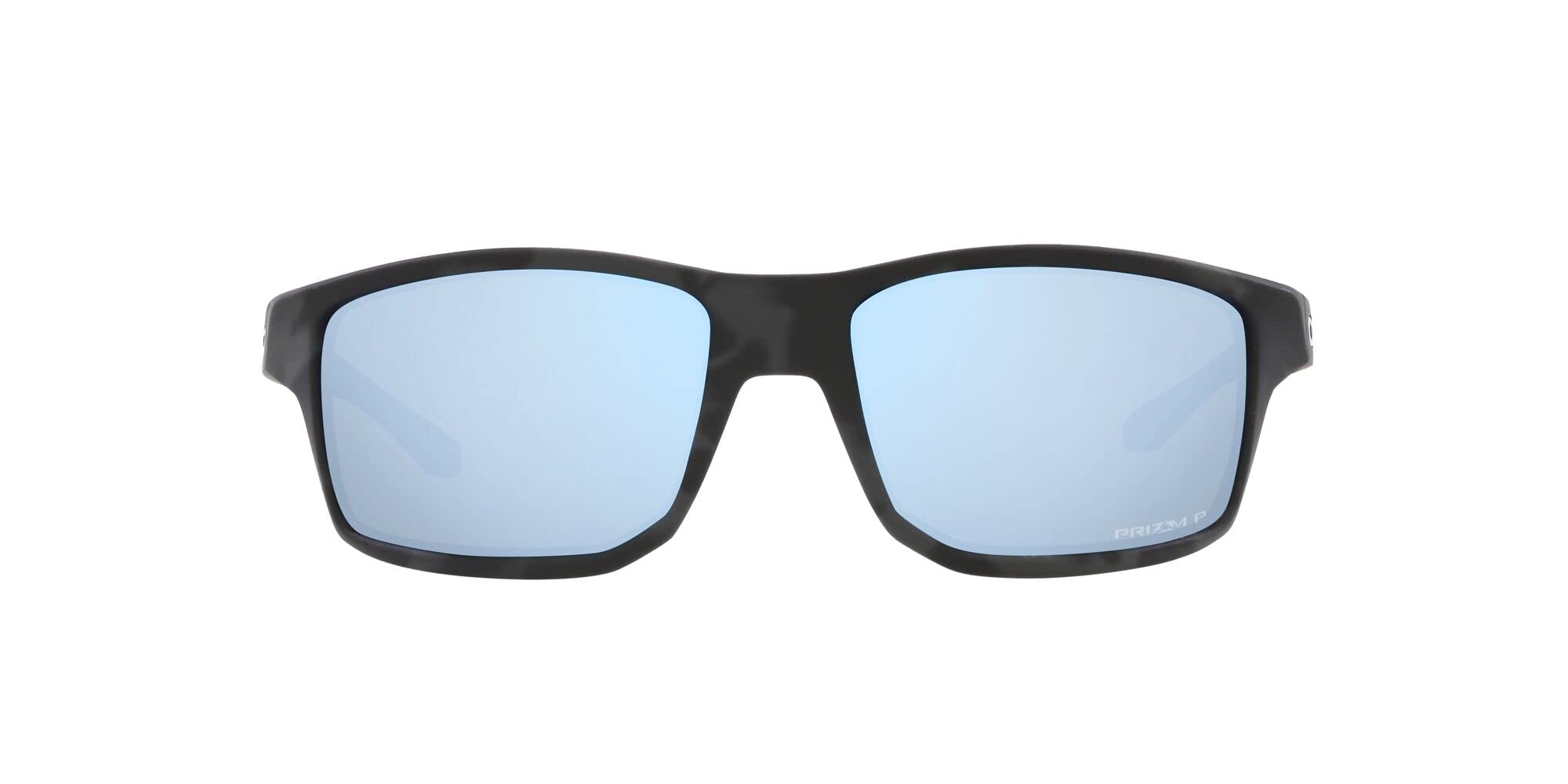 Oakley Men's OO9449 Gibston Square Sunglasses, Matte Black/Prizm Violet Polarized, 60 mm